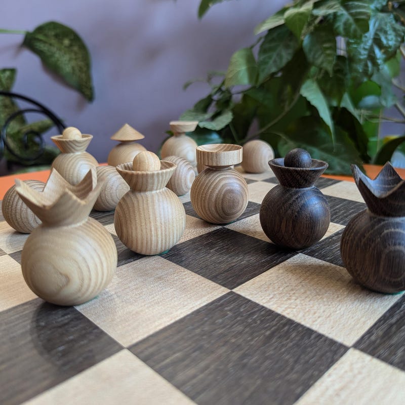 Minimalist Chess Set - Etsy