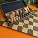 Handmade Wood Abstract Geometric Chess Set - Etsy
