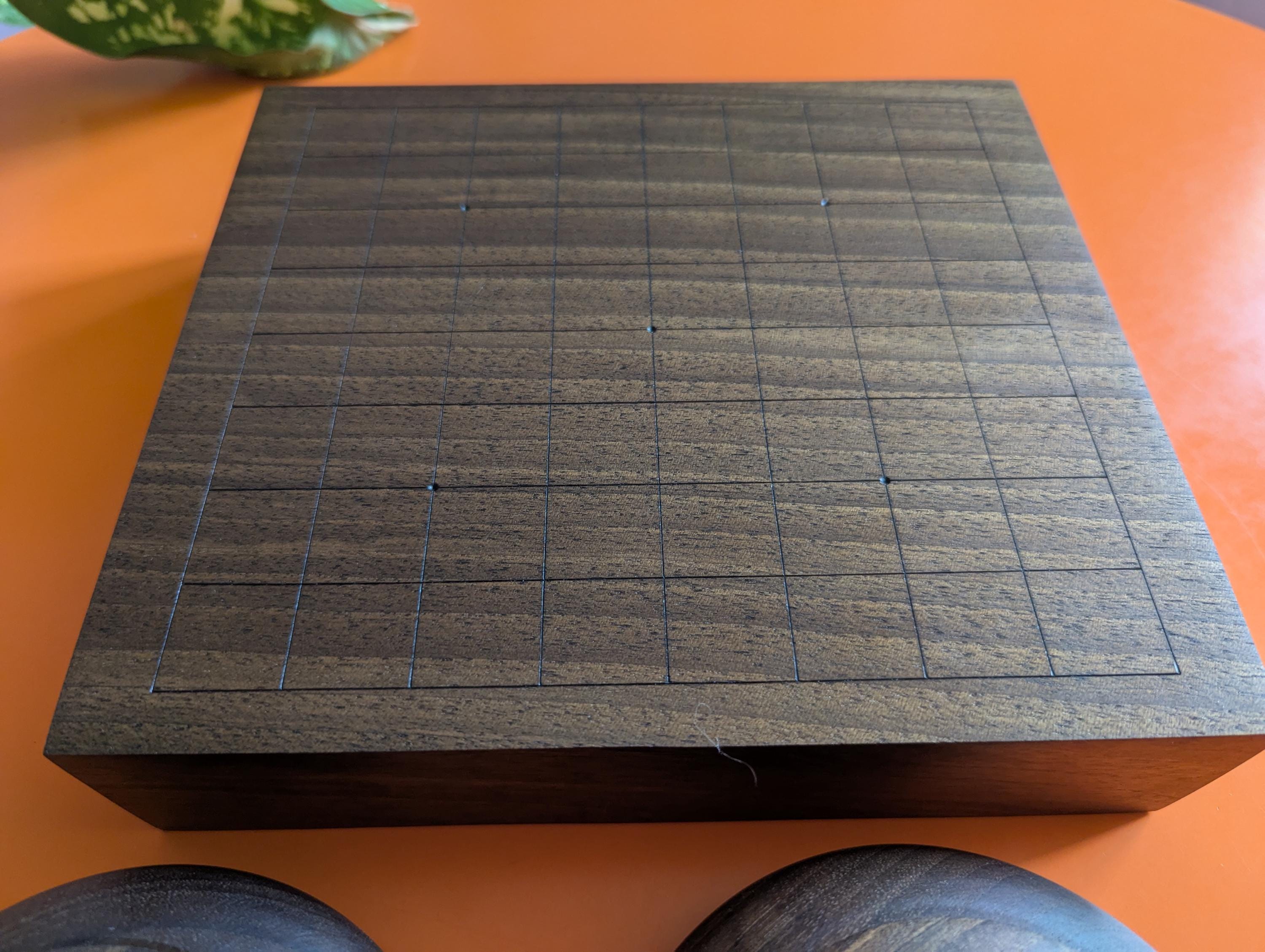 Solid Walnut 9x9 Goban. Legless Hand Carved Game Go Board - Etsy