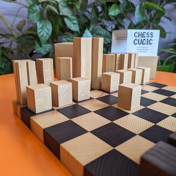 Modern Chess Set - Etsy