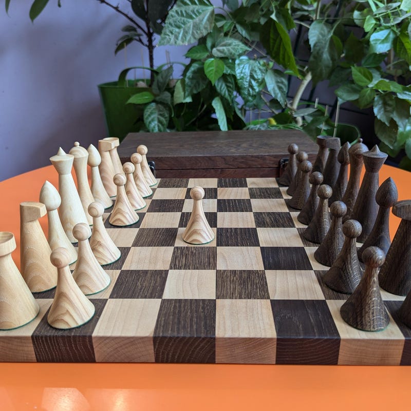 Minimalist Chess Set - Etsy