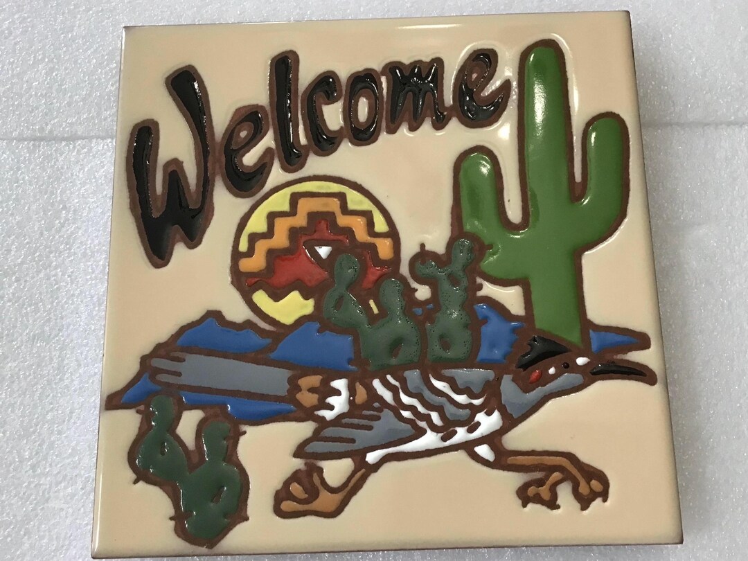 Trivet, Hot Plate Trivet Ceramic Art Tile “earthstone Art Tile 1999 ...