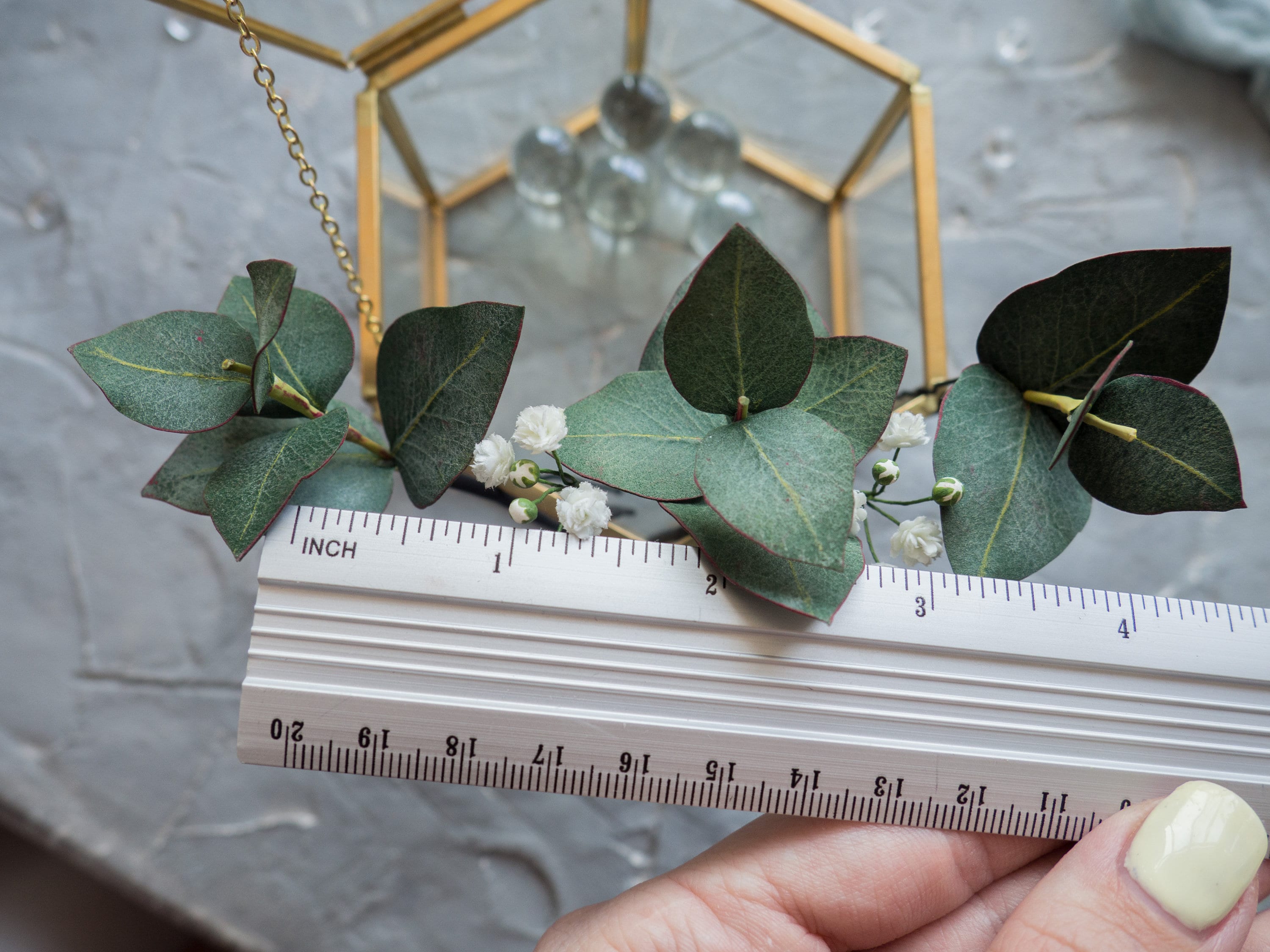 Greenery Wedding Hair Piece Eucalyptus Flower Pins - Etsy