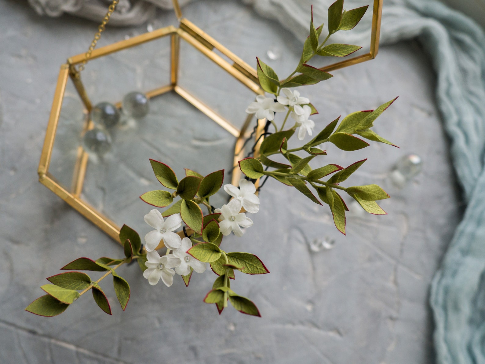 Greenery flower bobby pins Wedding hair eucalyptus | Etsy
