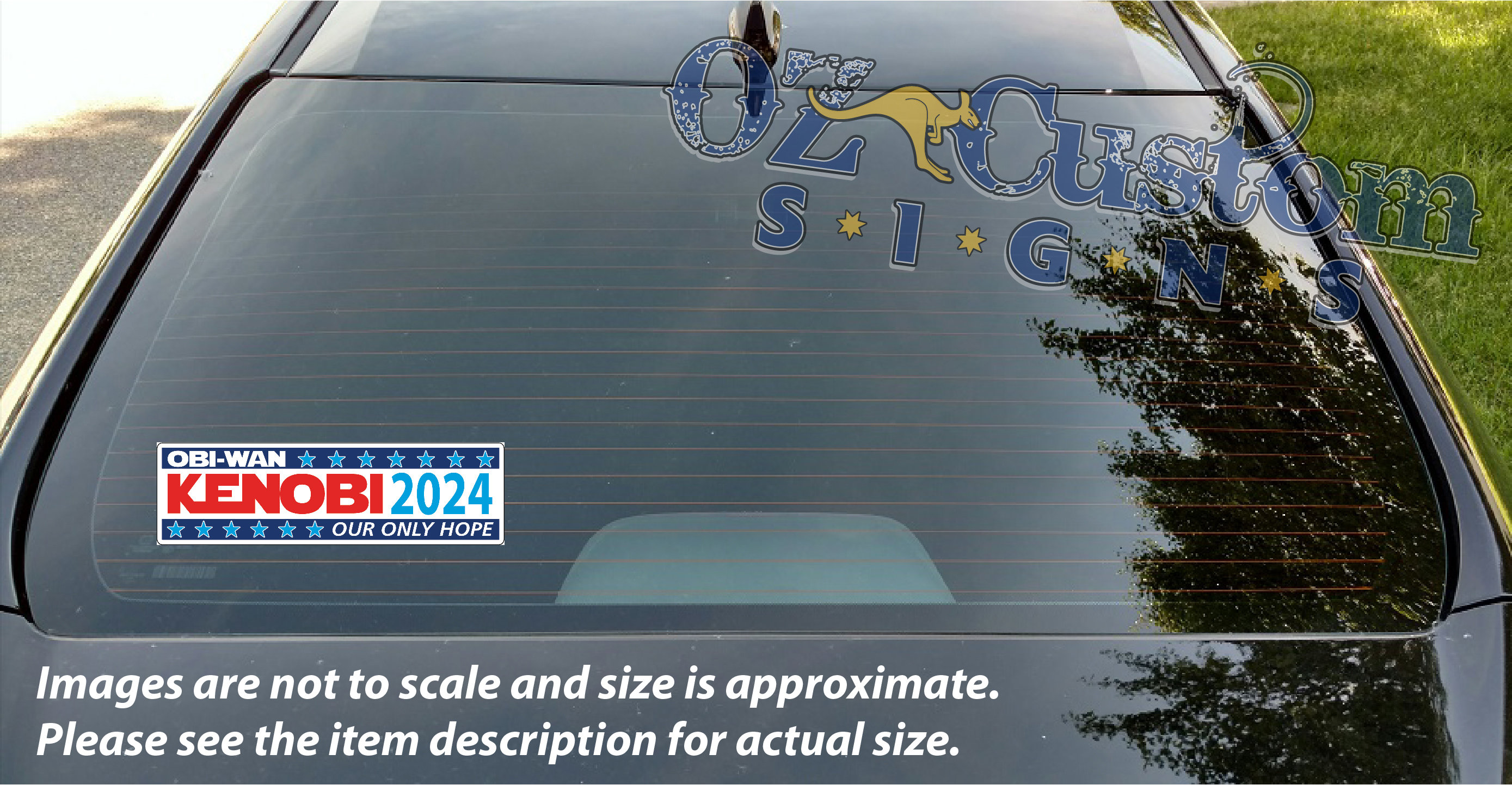 Obi-wan Kenobi 2024 Our Only Hope - Full Color Decal / Sticker! - Etsy