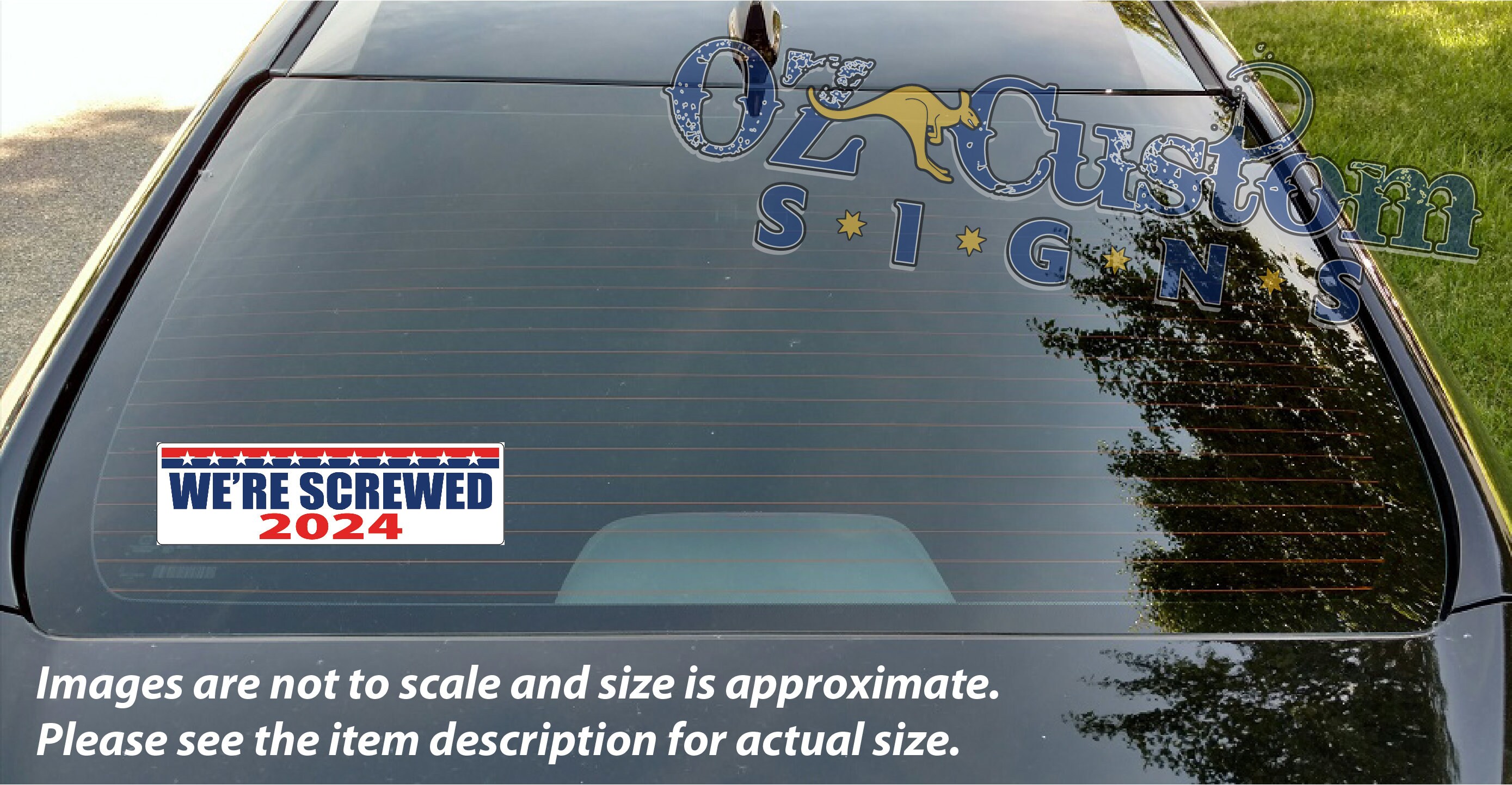 We're Screwed 2024 Full Color Decal / Sticker - Etsy