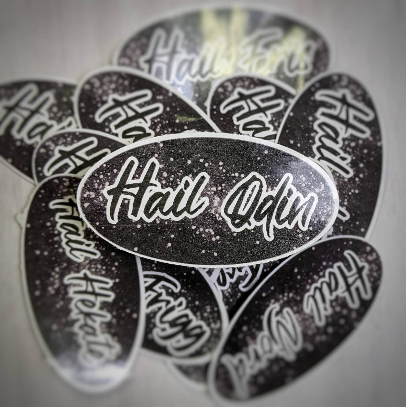 Hail Odin Sticker Heathen Sticker Pagan Stickers Heathen | Etsy