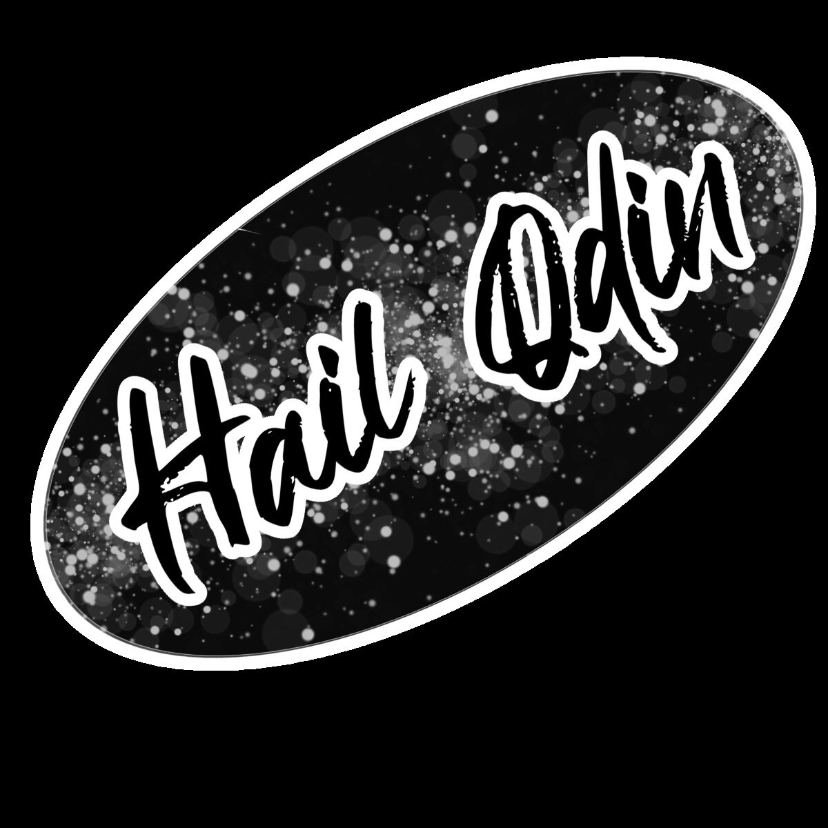 Hail Odin Sticker Heathen Sticker Pagan Stickers Heathen | Etsy