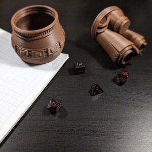 The Merchant Dice Box, Mythic Dice Box, 3D Printed Dice Vault, Gift for ...
