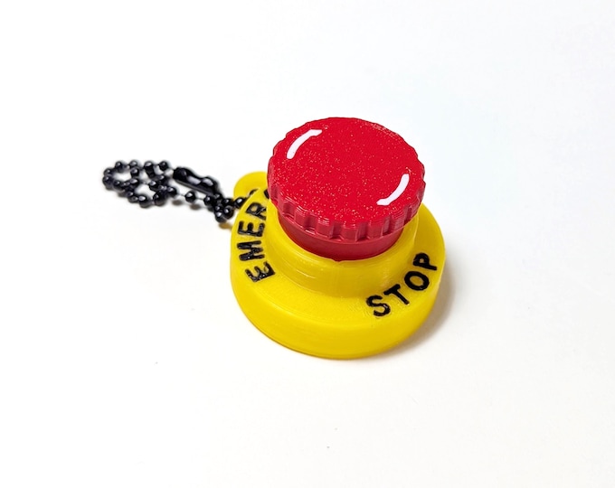 Emergency Stop Clicker Keychain, E-stop Clicker, Mechanical Keyboard ...