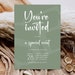 Printable You're Invited Invitation Template, Editable Special Event ...
