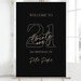 Printable 21st Birthday Welcome Sign Template, Twenty One Black Gold ...