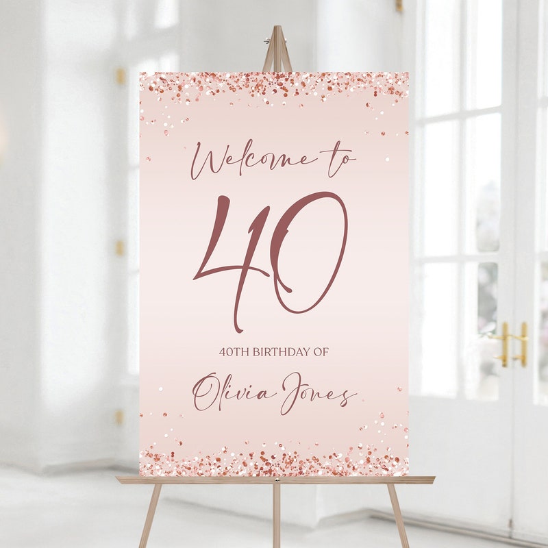 Rose Gold Sign - Etsy