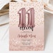 Printable Eleven 11th Birthday Invitation Template, Editable Invite ...