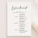 Simple Weekend Itinerary Template, Editable Weekend Itinerary ...