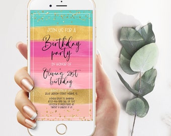 Digital Party Invite | Etsy