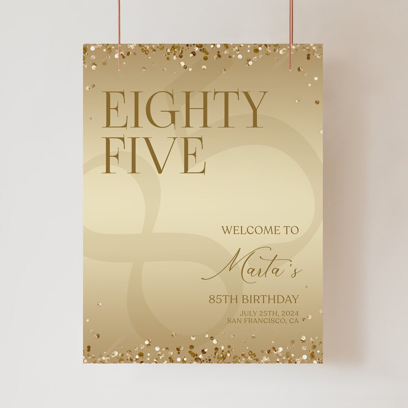 85th Birthday Posters - Etsy