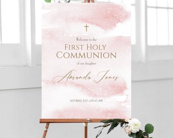 Communion Poster. First Communion Poster. First Holy Communion - Etsy
