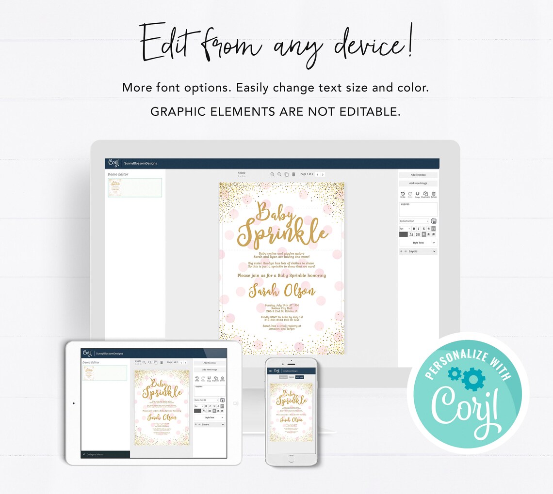 Thank You Baptism Round Tag Template Printable First - Etsy