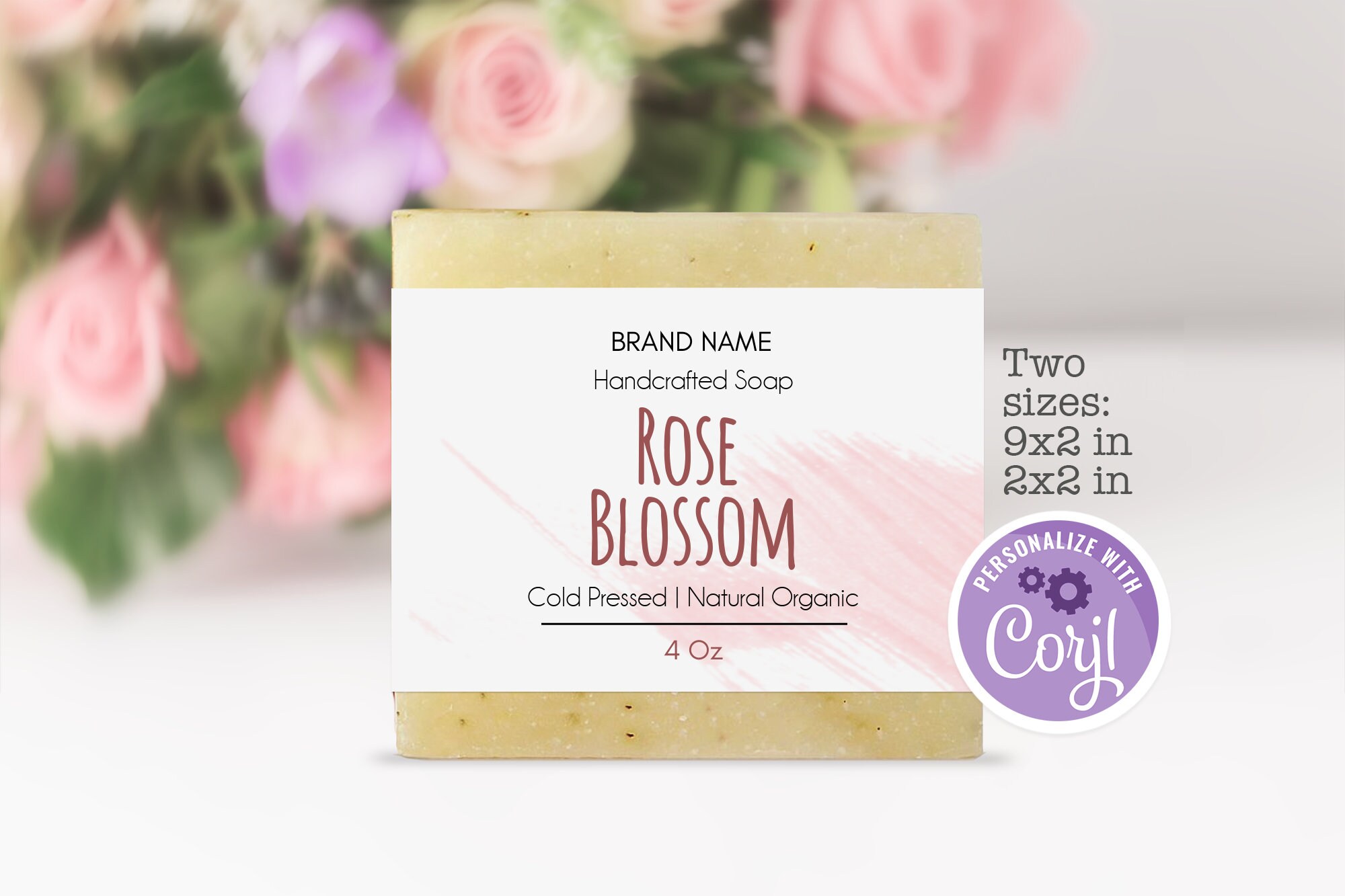 Custom Soap Label Template DIY Printable Soap Labels - Etsy