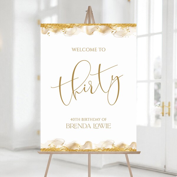 30th Birthday Sign - Etsy