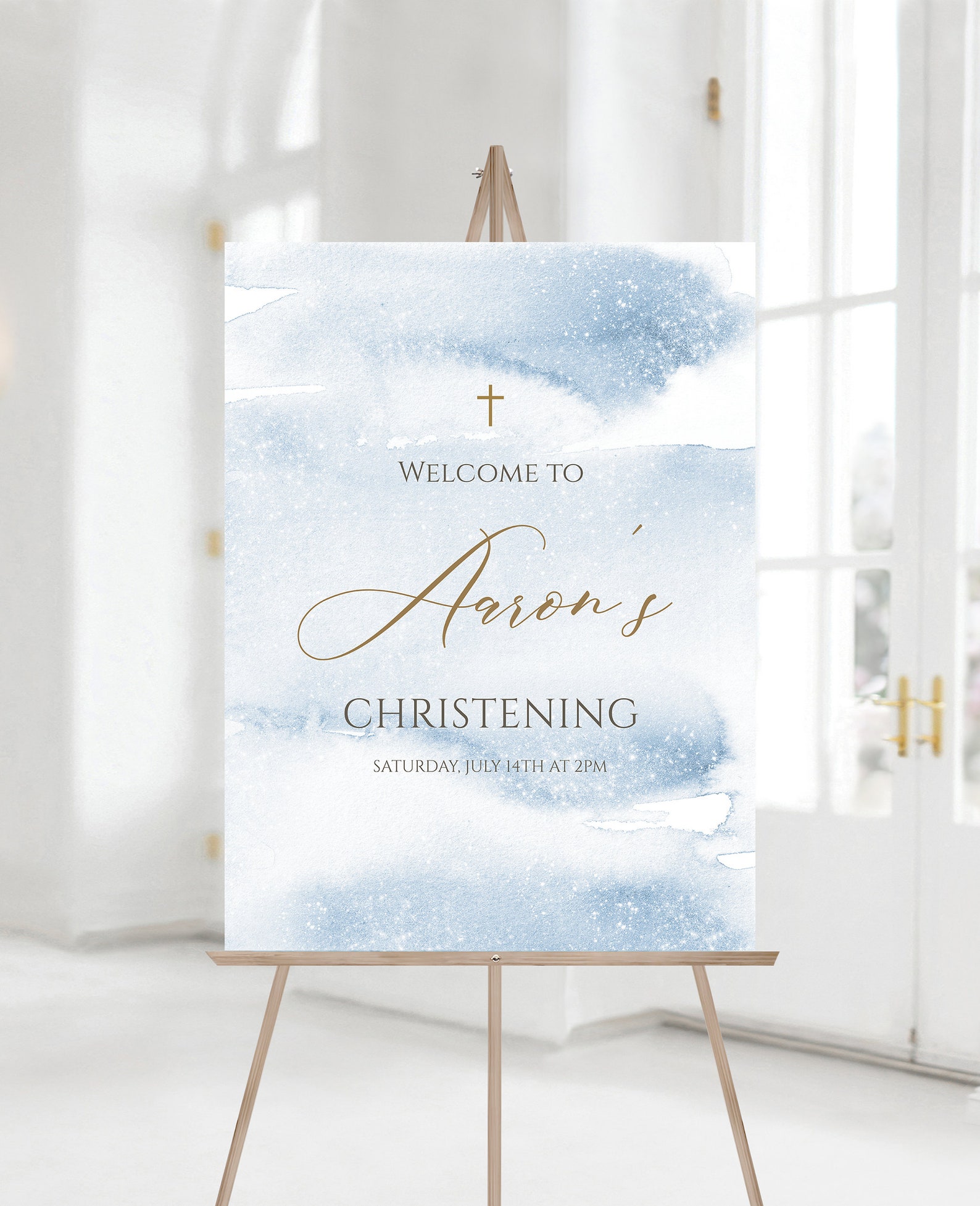 Printable Welcome Sign Christening Welcome Sign Baptism - Etsy