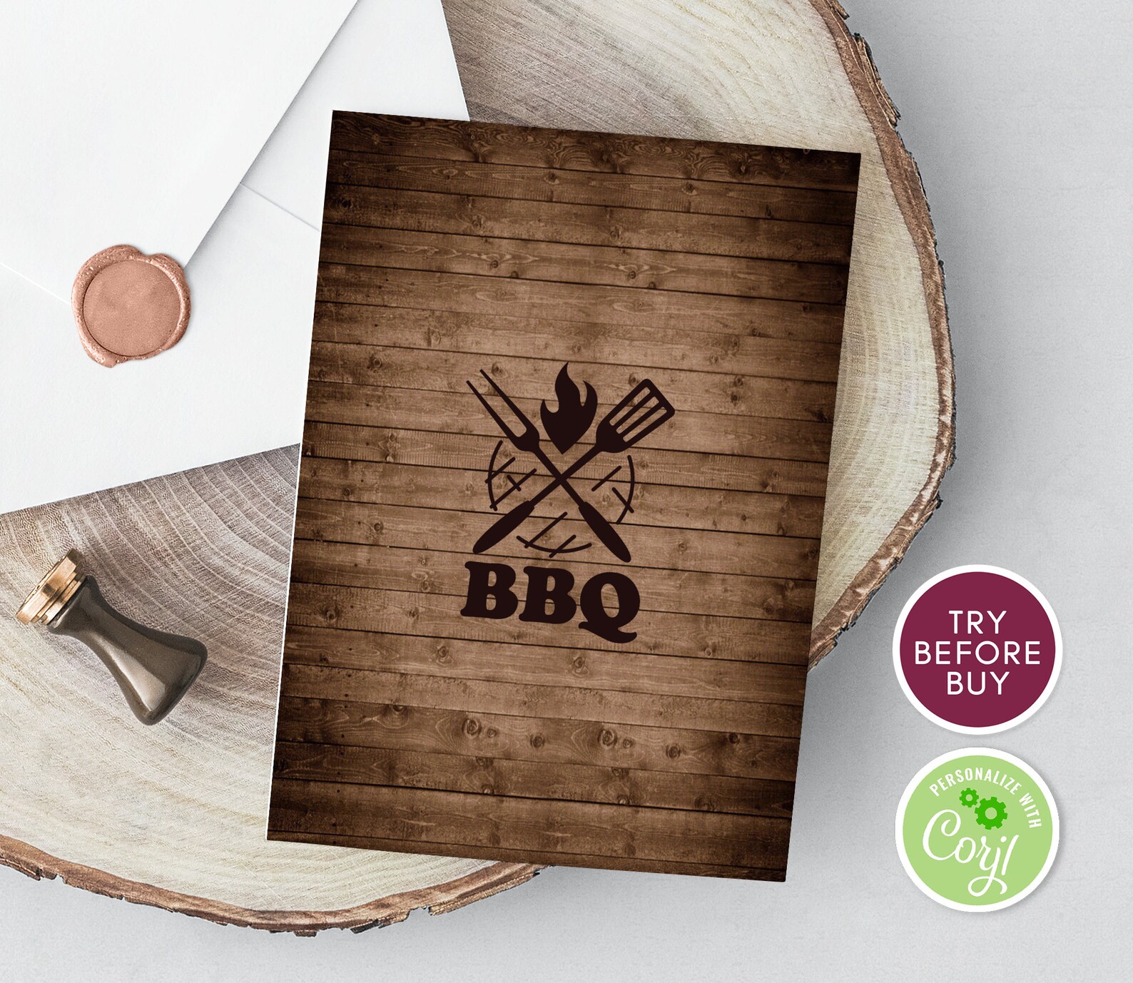 Editable Birthday BBQ Invitation BBQ Birthday Party | Etsy