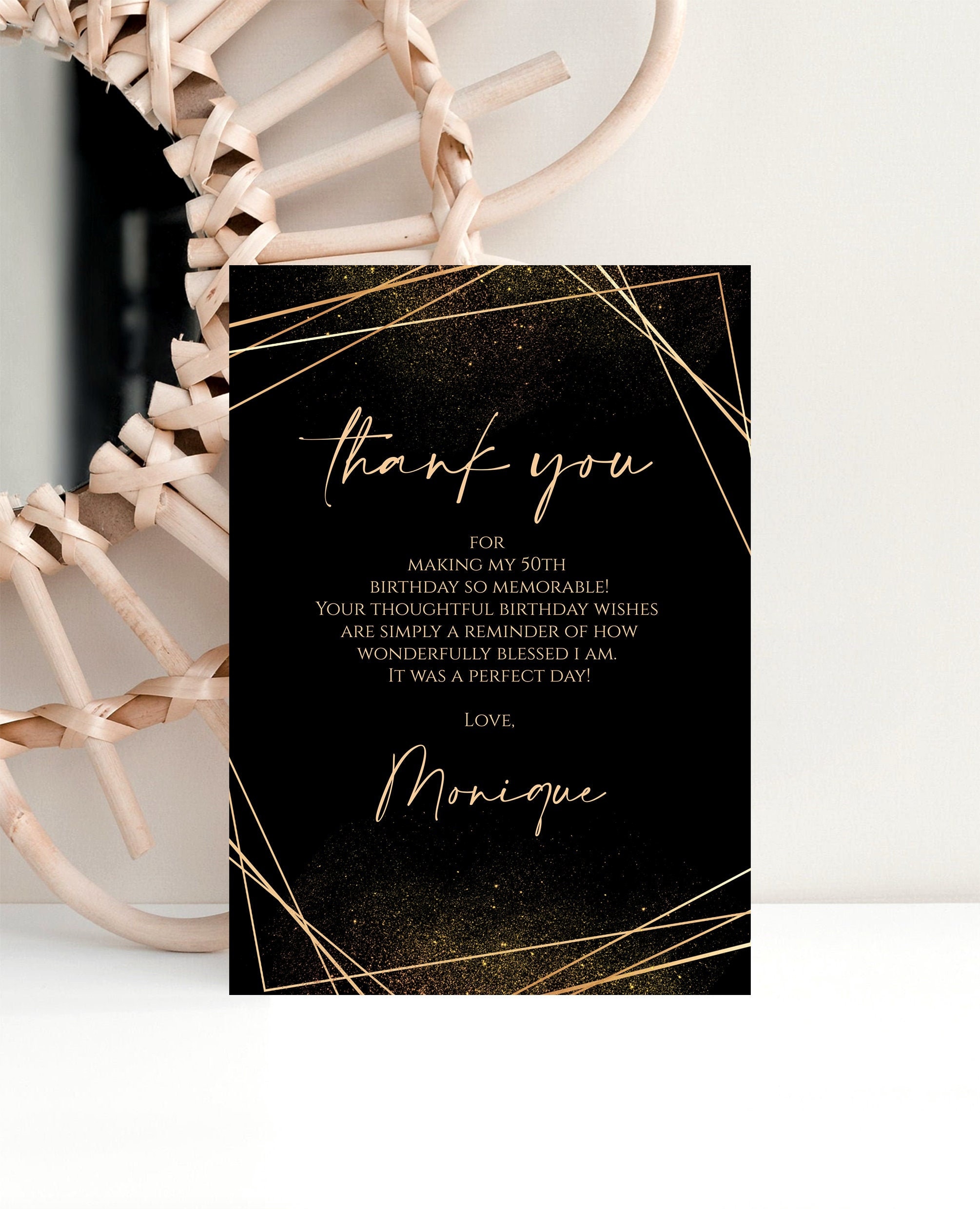 Adult Birthday Thank You Notes