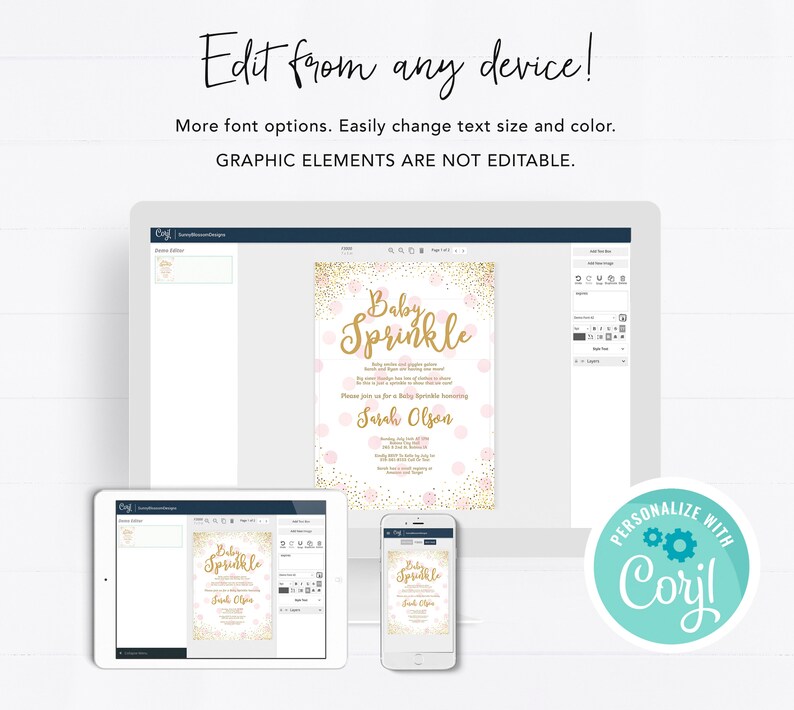 Printable Gift Certificate Template Gold Calligraphy Gift | Etsy
