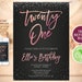 Digital 31st Birthday Invitation Template, 31 Invite, Black Gold Party ...