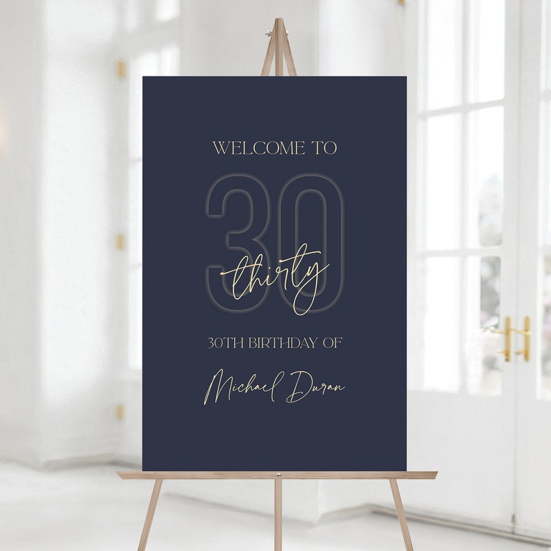 30th Birthday Sign - Etsy