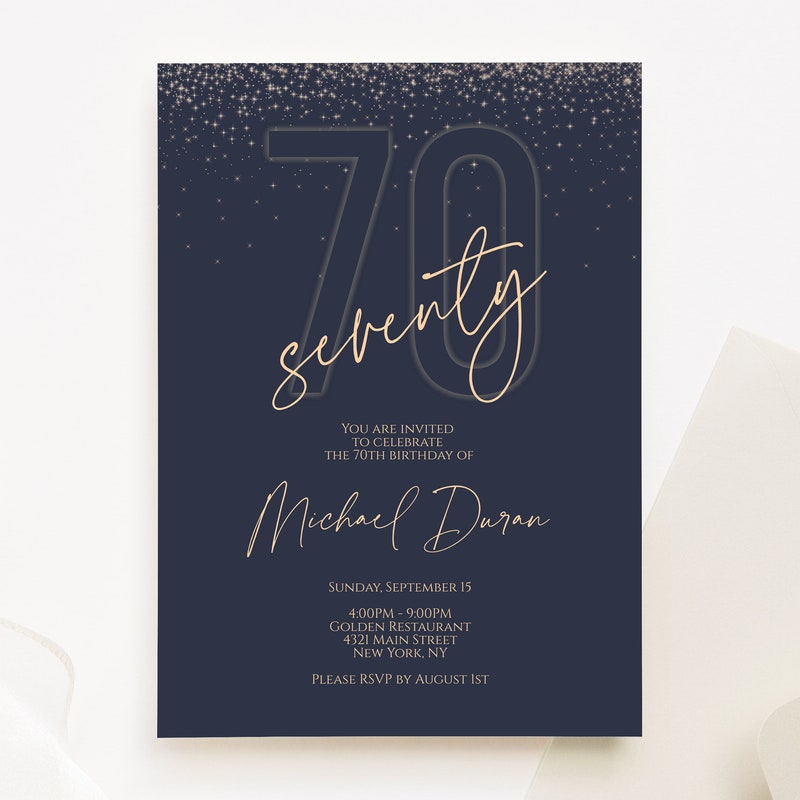 Men Birthday Invite - Etsy