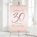 Printable 21st Twenty One Birthday Party Welcome Sign Template ...