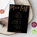 Gold Price List Editable Template, Business Price List Template ...