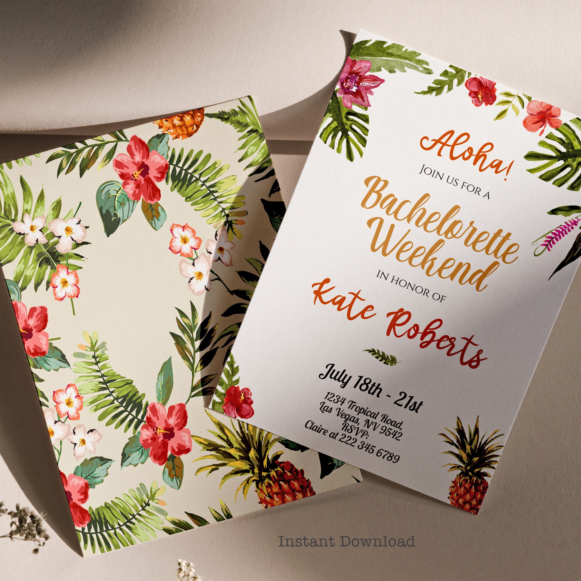 Bachelorette Party Invitations Bachelorette Invite Weekend | Etsy