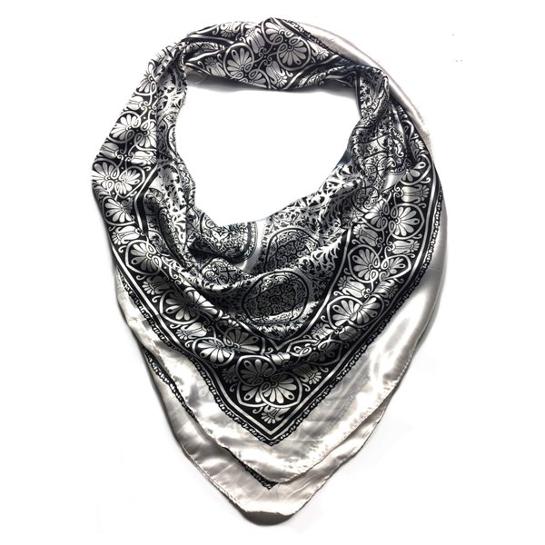 Square Silk Scarf - Etsy