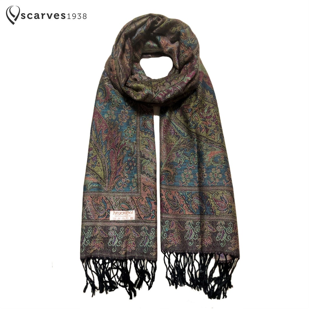 Natural Pashmina Scarf Gift Idea Shawl Festival Scarf Scarves Hippie ...