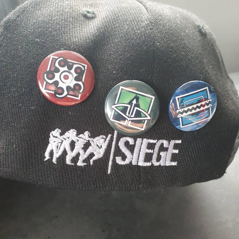 Rainbow Six Siege / Operator Pins / Set of 5 Badges / Pin-back | Etsy