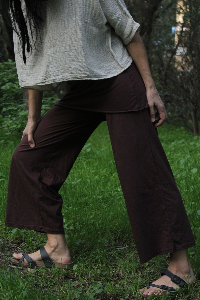 Organic Cotton, Hemp Skirted Pants, Wide Leg Pants, Gaucho Pants ...