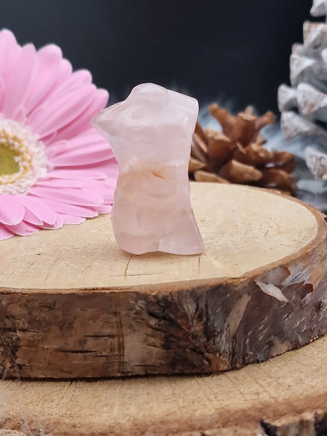 Beautiful Gemstone Rose Quartz Men's Body Mini Men Torso Sculpture ...