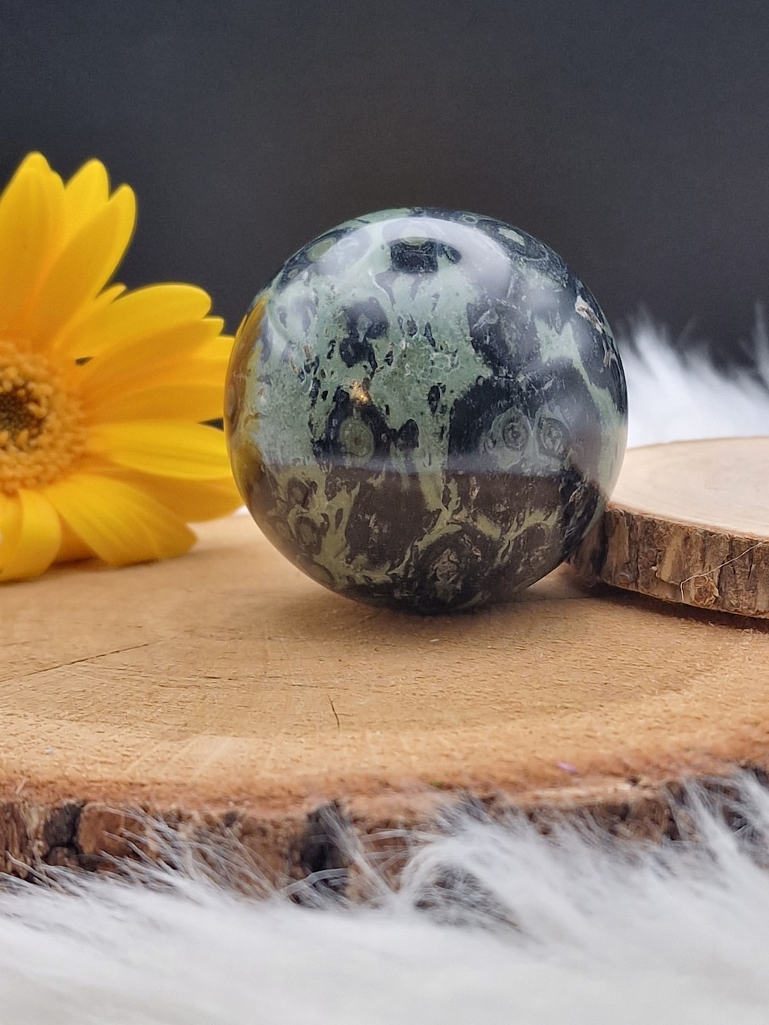 Beautiful Eldarite Sphere Nebula Stone Kambaba Crystal Ball Eldarite ...