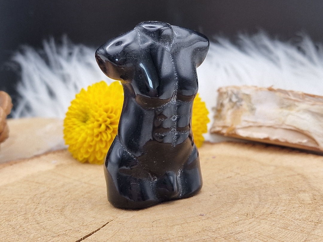 Beautiful Gemstone Obsidian Male Body Torso Sculpture Body Man Adonis ...