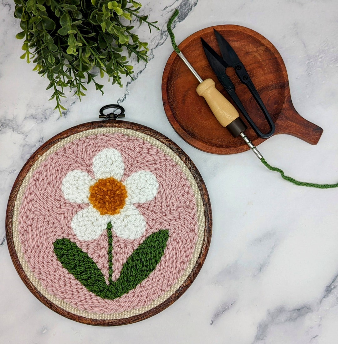 Complete Beginner Punch Needle Kit. Superior Adjustable Lavor Punch ...