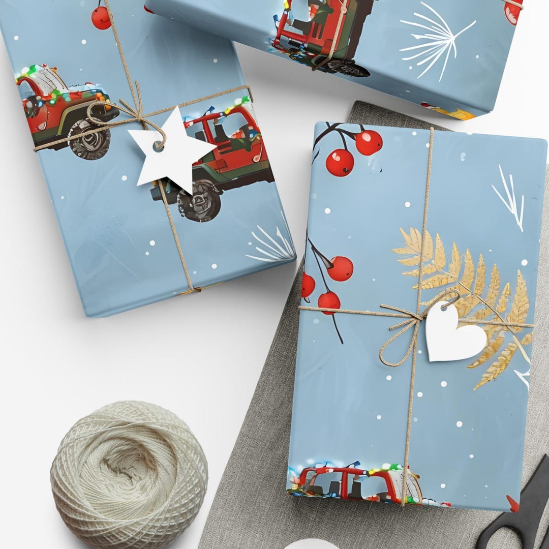Holiday Gift Wrap Papers, Festive Wrapping Paper, Christmas Presents ...