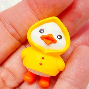 Yellow Duckling in Rain Jacket Tiny Duck Jeep Ducking - Etsy
