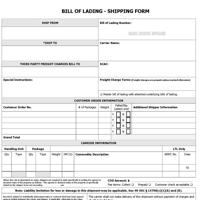 Bills Office Forms - Etsy