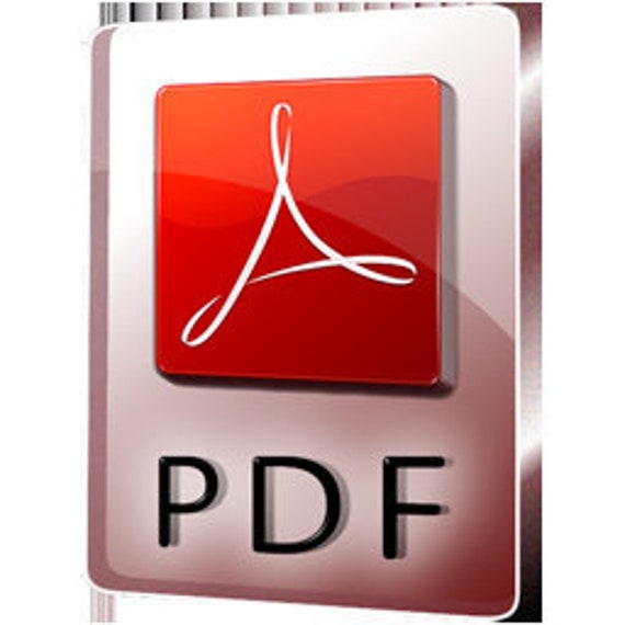 PDF Logo PDF File Clip Art Logo | Etsy
