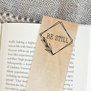 Be Still My Soul Bookmark / Wood Bookmark / Bible Verse / Print / and ...