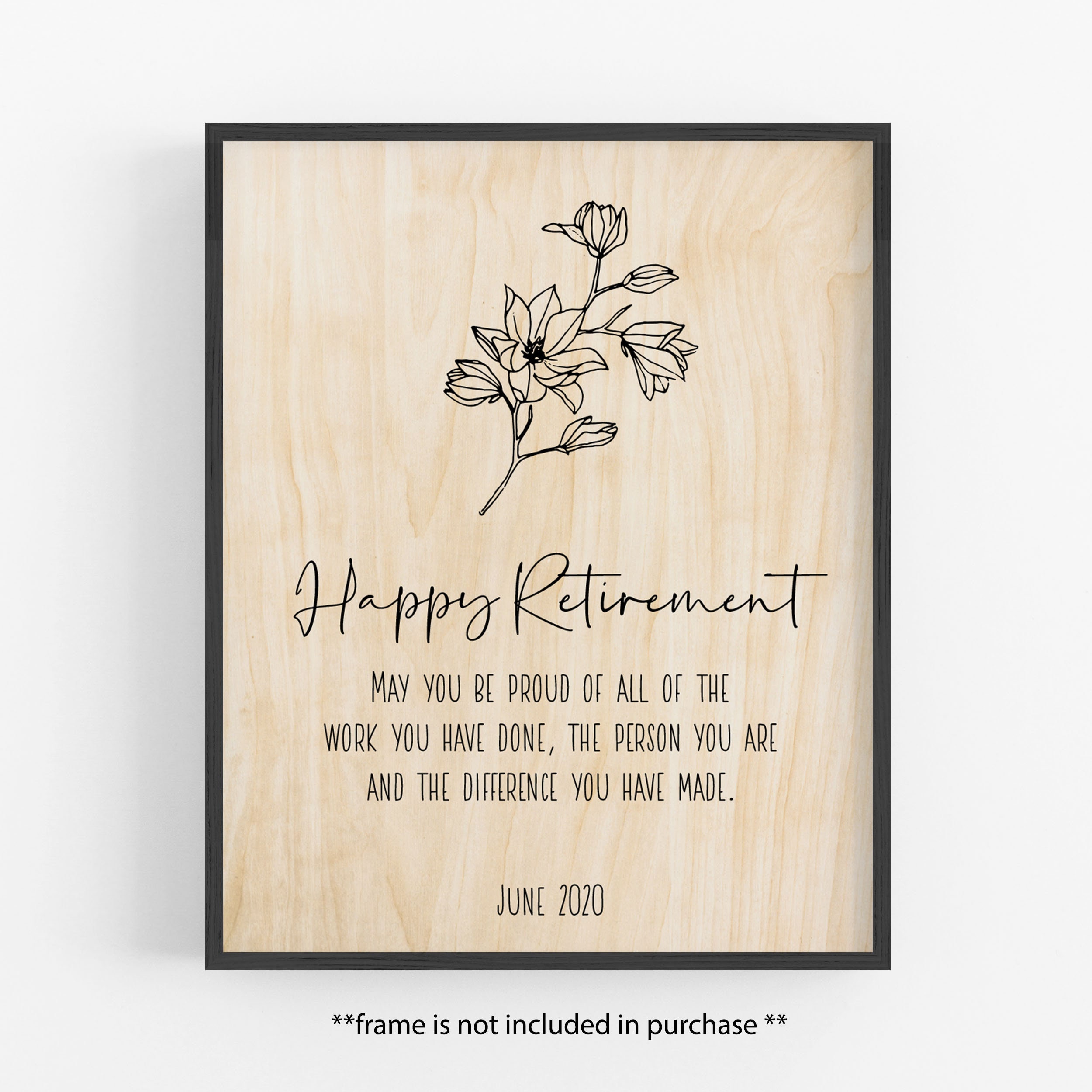 Retirement Gifts for Women / Custom Retirement Art / - Etsy