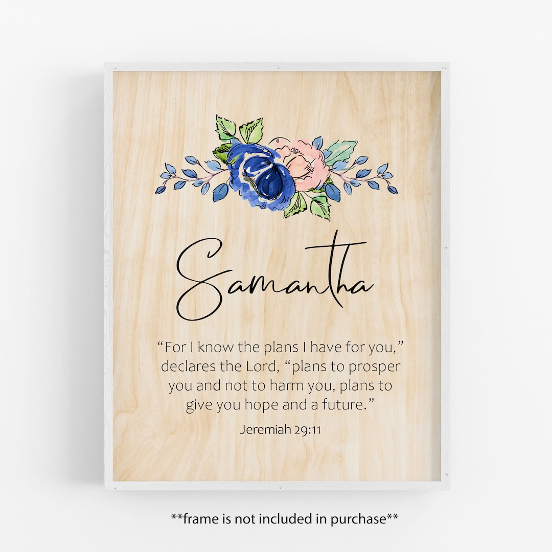 Personalized Christian Gifts for Women /religious Birthday Gift / Kids ...